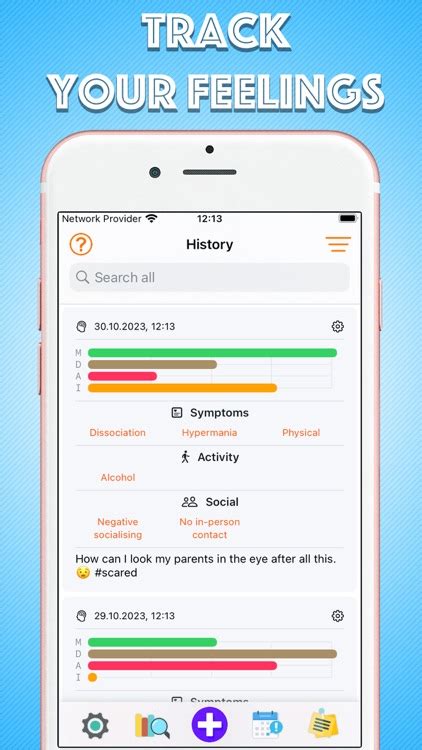 Bipolar Mood Tracker Bpd Diary By Mihai Ghiserel