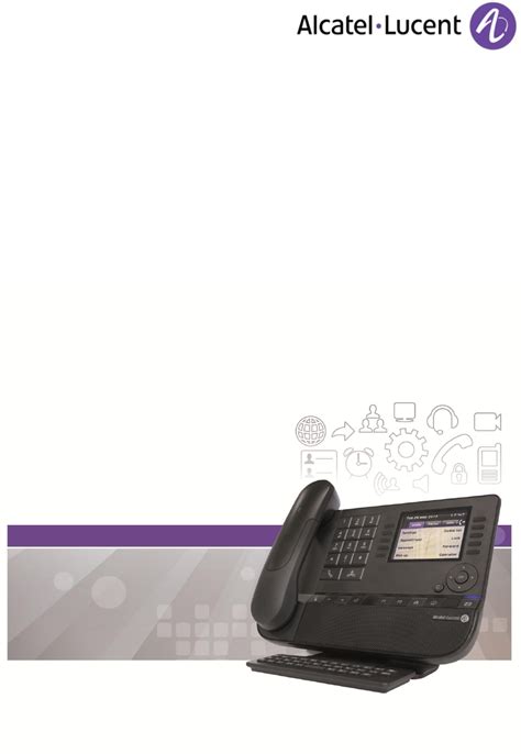 Manual Alcatel Lucent Premium Deskphone Page Of German