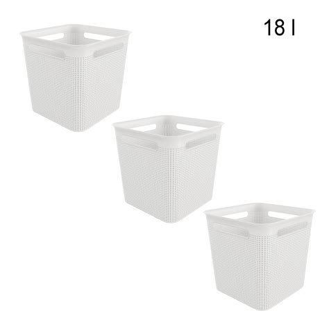 3er Set Box 18 l BRISEN – Rotho