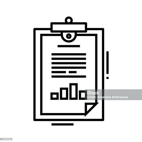 圖表新聞線圖示概念符號輪廓向量插圖線性符號向量圖形及更多圖示圖片 圖示 報告 文件 會議 Istock