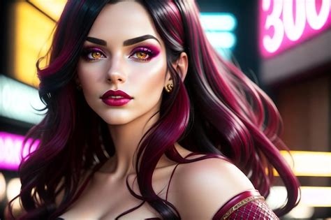 Premium Photo Sexy Girl In Model Physiquegenerative Ai