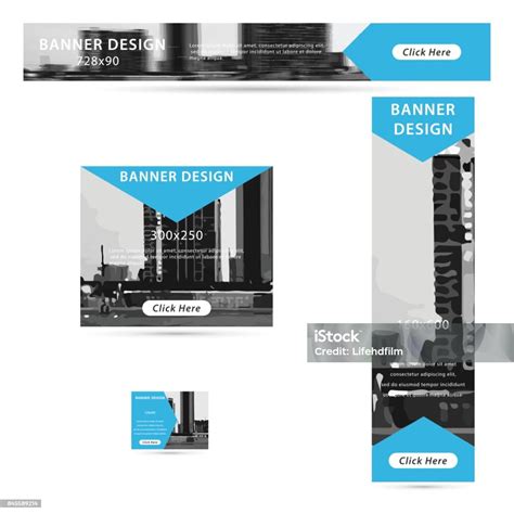 Banner Design Oder Header Wolkenkratzer Große Kiste Webvorlagen