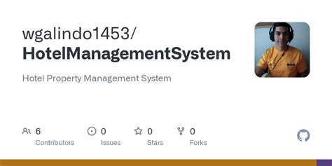 GitHub Wgalindo1453 HotelManagementSystem Hotel Property Management