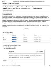 CIS Unit Midterm Pdf Unit Midterm Exam E INNS CIS NMW Advanced