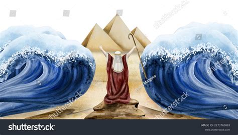 바다 모세의 기적 홍해 Over 176 Royalty Free Licensable Stock Illustrations