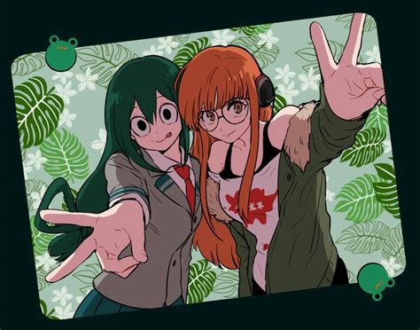 我的英雄学院tsuyu Asui佐仓双叶女神异闻录5声优梗persona 1000 Bookmarks我的英雄学院 1000收藏