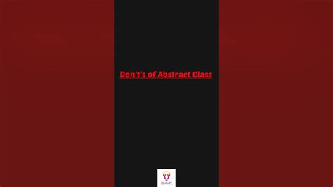 Dos Of Abstract Class Coding Programminglanguage Programming Abstractclass Education