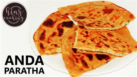 Pakistani Nashta Ande Wala Paratha Anda Paratha Ki Recipe انڈا پراٹھا Hinz Cooking Easy