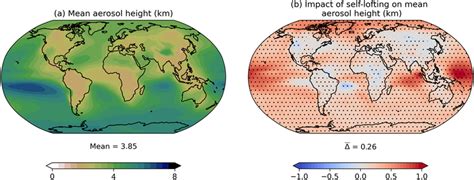 Annual Mean Aerosol Layer Height Km For Carbonaceous Aerosol
