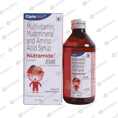 Nutramide Syrup 200 Ml Price Composition And Generic Alternatives Medkart