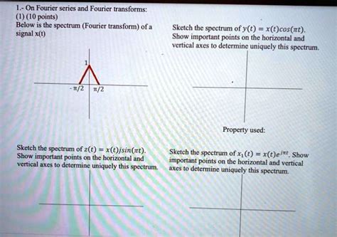 Video Solution 1 On Fourier Series And Fourier Transforms 110points