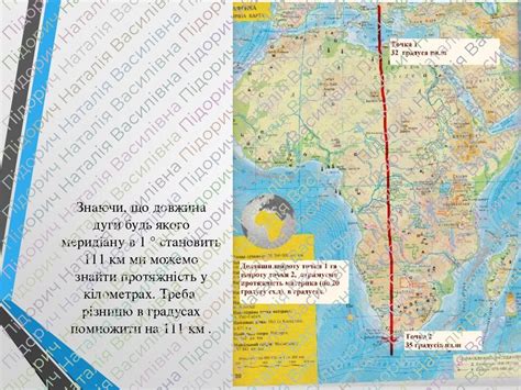 Презентація Практична робота № 2 Географія 7 клас Визначення географічних координат крайніх