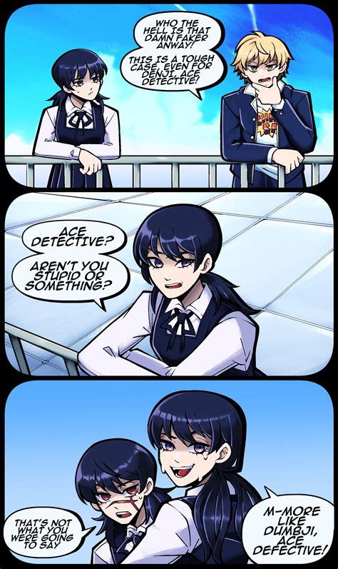 Denji Yoru And Mitaka Asa Persona And More Drawn By Kermittend Danbooru