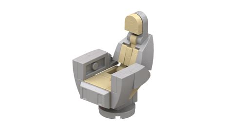 Lego Moc Captains Chair By Brigs Rebrickable Build With Lego