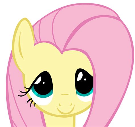 Mlp Fluttershy Face Vector