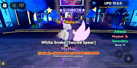 Roblox Anime Adventures Shiny Ginging Evo Video Gaming Video Games Others On Carousell