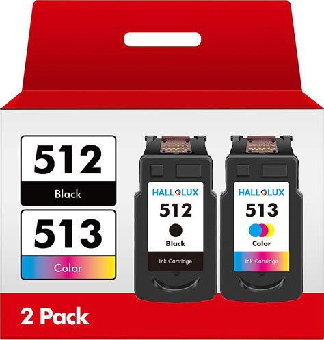 HALLOLUX PG 512XL CL 513XL Cartucce Sostituzione Per Canon 512 513 XL