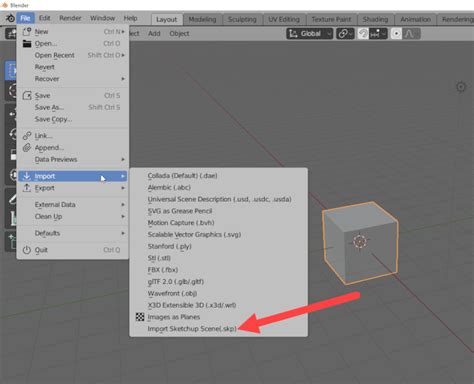 Open Skp In Blender