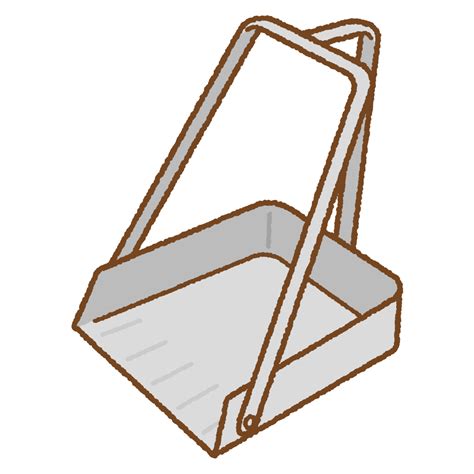 三つ手ちりとりのイラスト 商用okの無料イラスト素材サイト ツカッテ