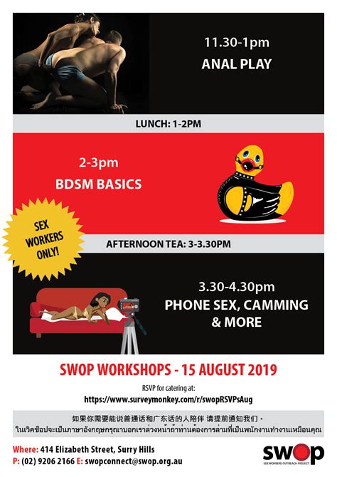 SWOP Sex Workers Outreach Project Workshops SWOP Sex Workers Outreach Project