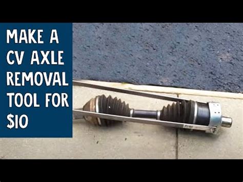 How To Make A CV Axle Removal Tool For 10 YouTube