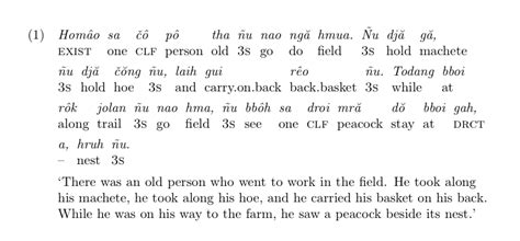 Macros Type A Interlinear Text Bi Or Tri Lingual Tex Latex Stack