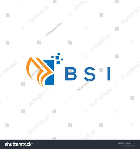 Bsi Credit Repair Accounting Logo Design Stock Vector Royalty Free