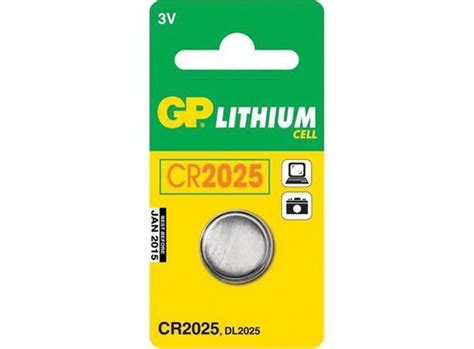 GP 2025 Batteri 3V 1 stk, ø20mmx2.5mm, Lithium - Spinn.no