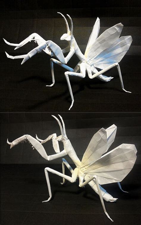 Flying Mantis V1 6 Jewelry Design Drawing Origami Art Bug Crafts