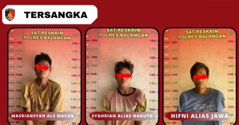 Komplotan Pembobol Toko Di Balangan Digulung Polisi Koranbanjar Net