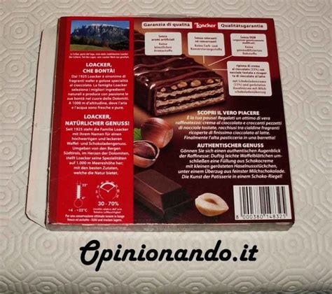 Loacker Chocoandnuts Recensione Opinionando It