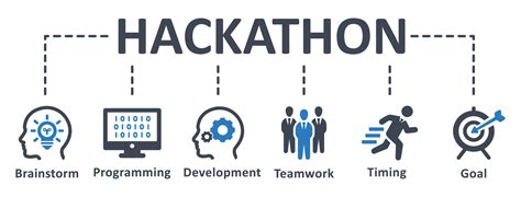 hackathon icon vector illustration hackathon brainstorm