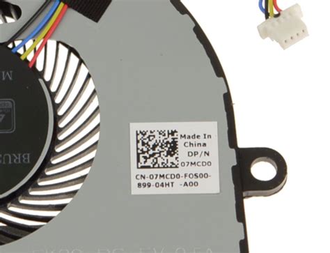 Ventilador de resfriamento da CPU Dell Original Inspiron Gráficos
