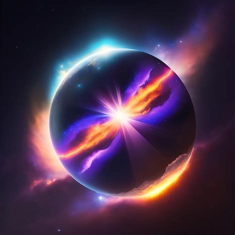 Exploding Star In Space Supernova Nebula Galaxy Astronomy Science In