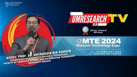 Mte 2024 Assoc Prof Dr Amiruddin Bin Kamsin Youtube