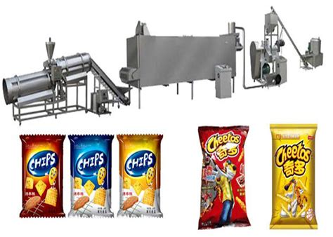 Popular Cheetos Corn Curls Puff Snack Making Machine Food Machinery