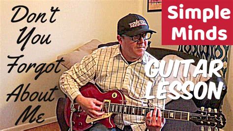 Dont You Forget About Me Simple Minds Guitar Lesson YouTube