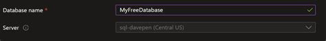 Azure Sql Free Database Offer Not Shown Microsoft Qanda