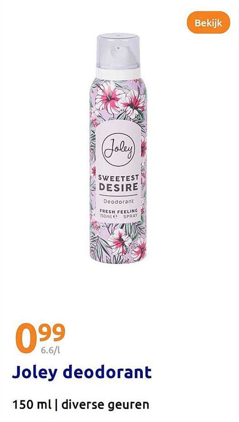 Joley Deodorant Aanbieding Bij Action