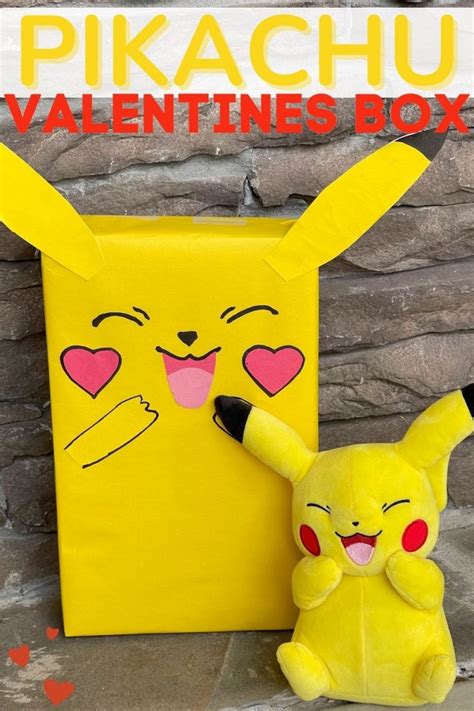 Diy Pokémon Pikachu Valentines Box
