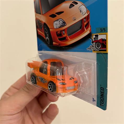 Hot Wheels Tooned Toyota Supra Fast And Furious Hobbies Toys Toys Games On Carousell