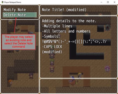 Player Notepad In Game Text Editor For The Player Rpg Maker Forums