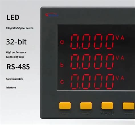 Airuihui Three Phas Digital Panel Meter Analizador De Potencia