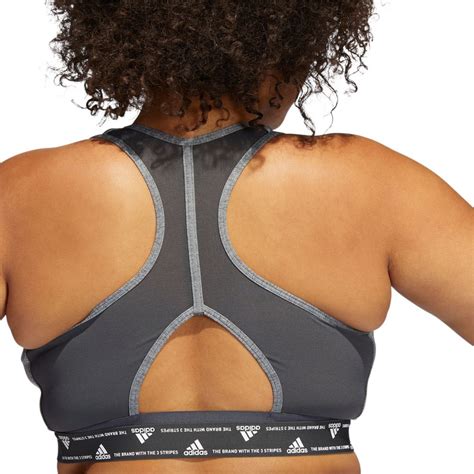 Adidas Power Ms Ps Big Sports Bra Grey Traininn