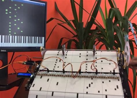 DIY Barrel Piano Powered By Arduino Duino
