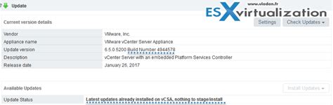 How To Patch Vmware Vcenter Server Appliance Vcsa From Offline Depot