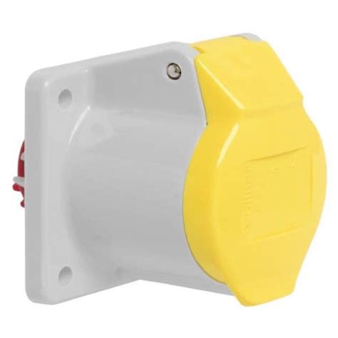 Walther Werke Panel Socket 16a 3p 110v 4h Ip44 Straight