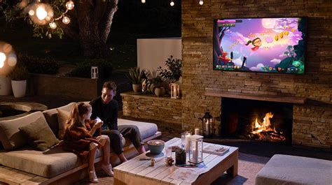 Samsung Terrace: первый уличный 4К телевизор компании, защищенный от ...