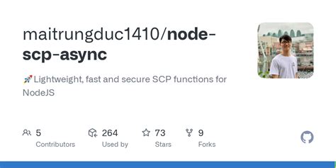 Github Maitrungduc1410node Scp Async 🚀lightweight Fast And Secure