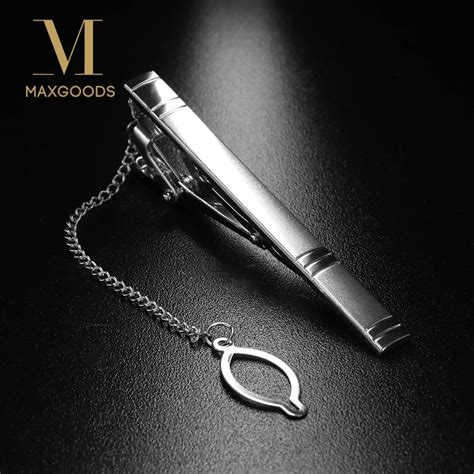1 Pcs Mens Alloy Metal Tie Clip Fashion Silver Simple Necktie Tie Pin